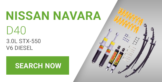 Nissan Navara D40 Diesel Lift Kits | Suspension Mega Store