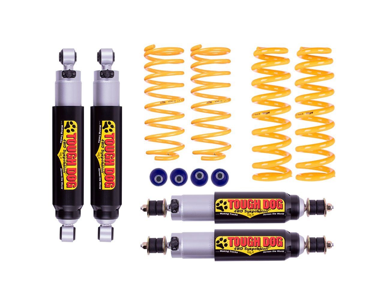 50MM EXTREME KIT WITH TOUGH DOG ADJUSTABLE SHOCK ABSORBERS | Suspension ...